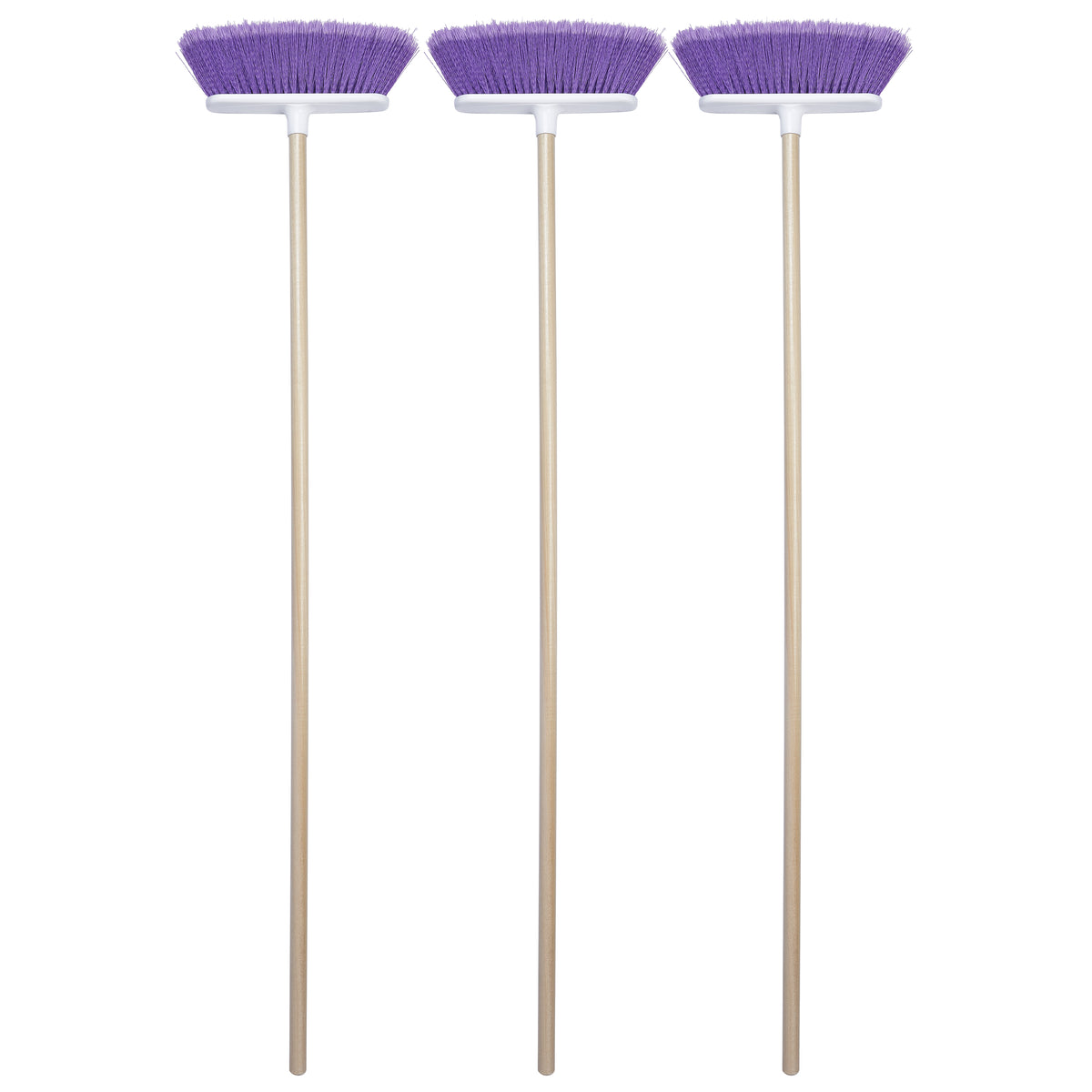 The Original Soft Sweep Magnetic Action Violet Broom with Natural Fini ...